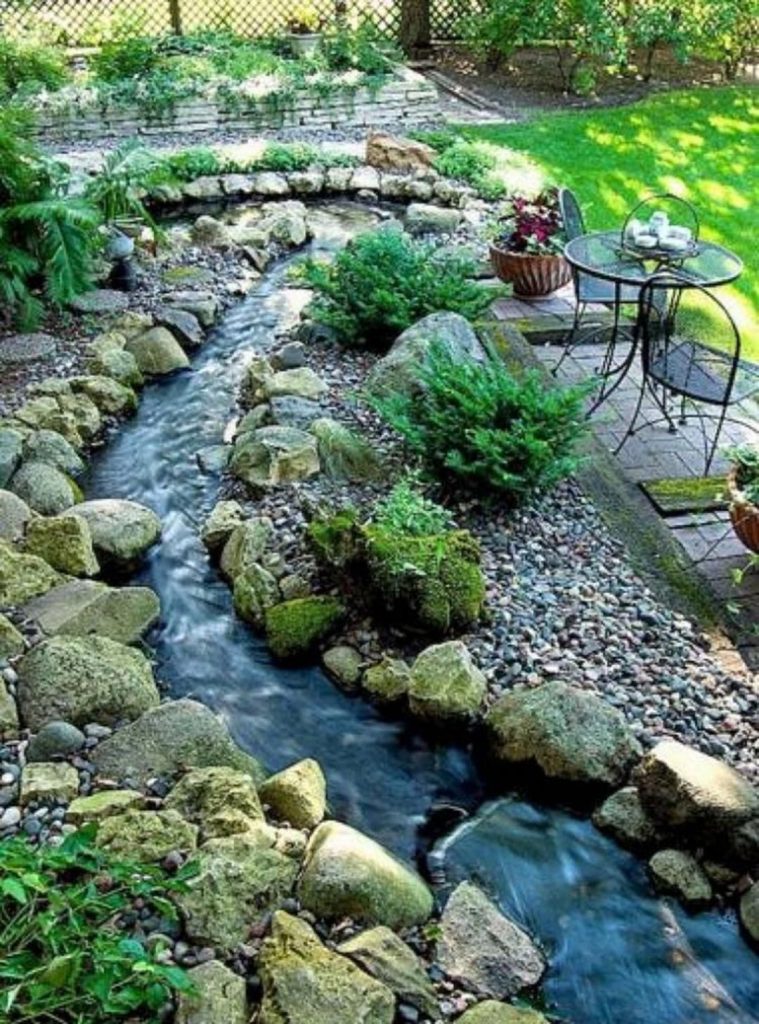 20+ Inspiring Dry Riverbed Landscaping Ideas in 2020