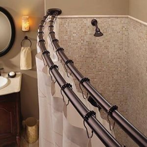 9 Best Double Shower Curtain Rods You Should Consider - EatHappyProject