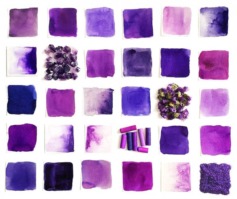 What Colors Make Purple and how to mix Shades of Purple Color for an ...