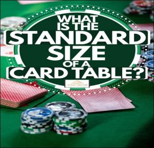 What is the Standard Size of a Card Table? - EatHappyProject