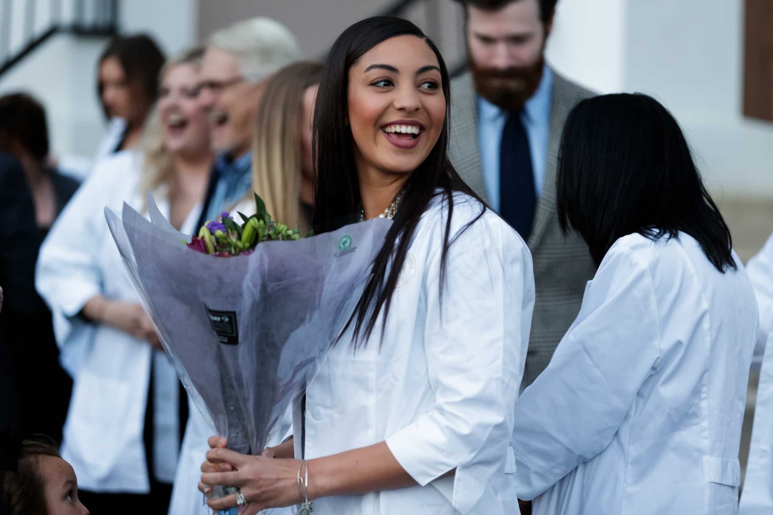 Do You Bring Flowers to A White Coat Ceremony - EatHappyProject